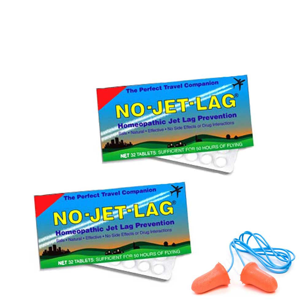 No Jet Lag Tablets Two Pack with Ear Plugs Set – Going In Style
